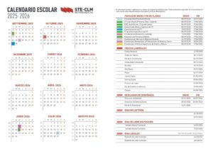 📅 CALENDARIO ESCOLAR | Curso 2025-2026 en Castilla-La Mancha – STAS-CLM